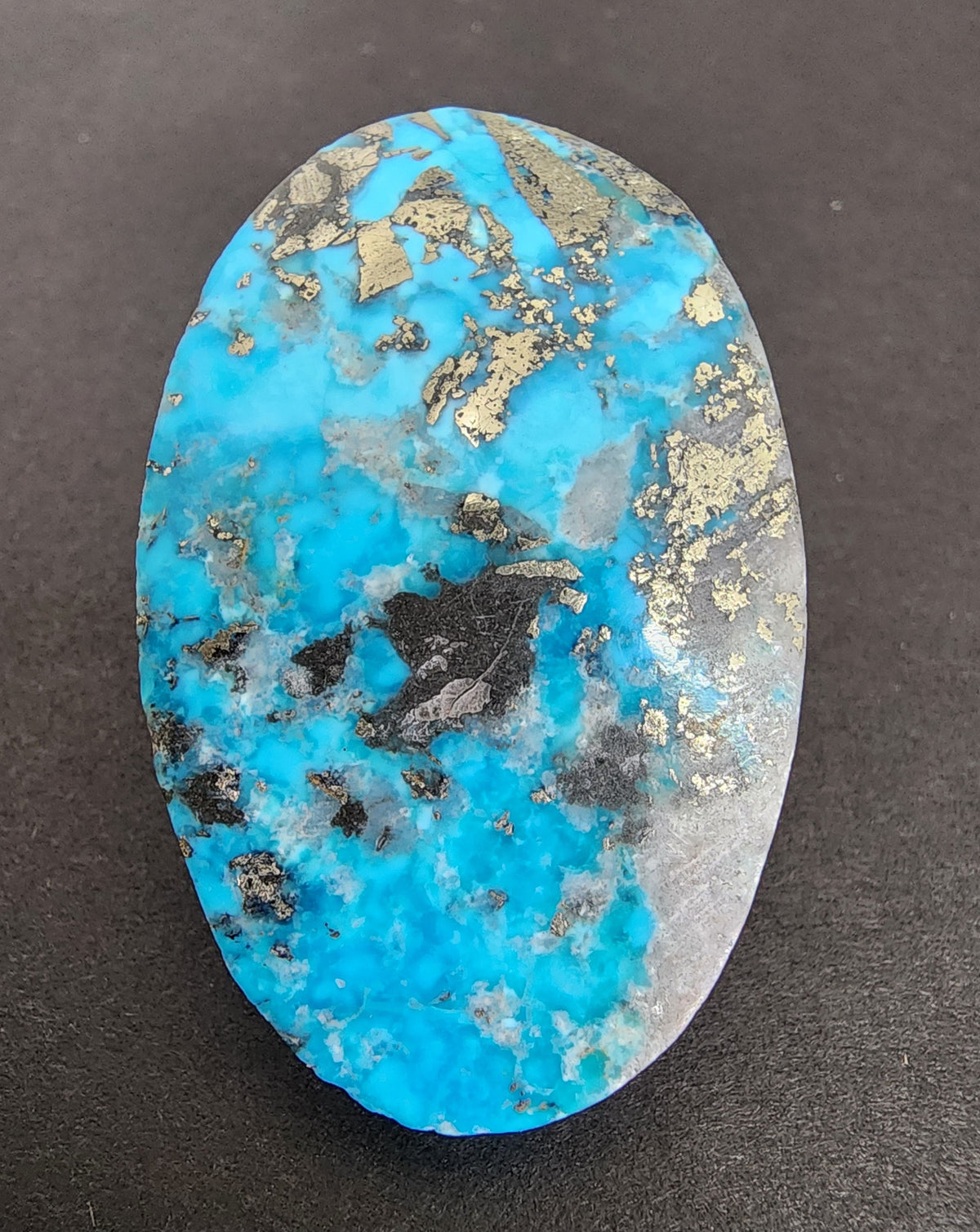 Persian Turquoise Cabochon | Iran — In Stone Fossils