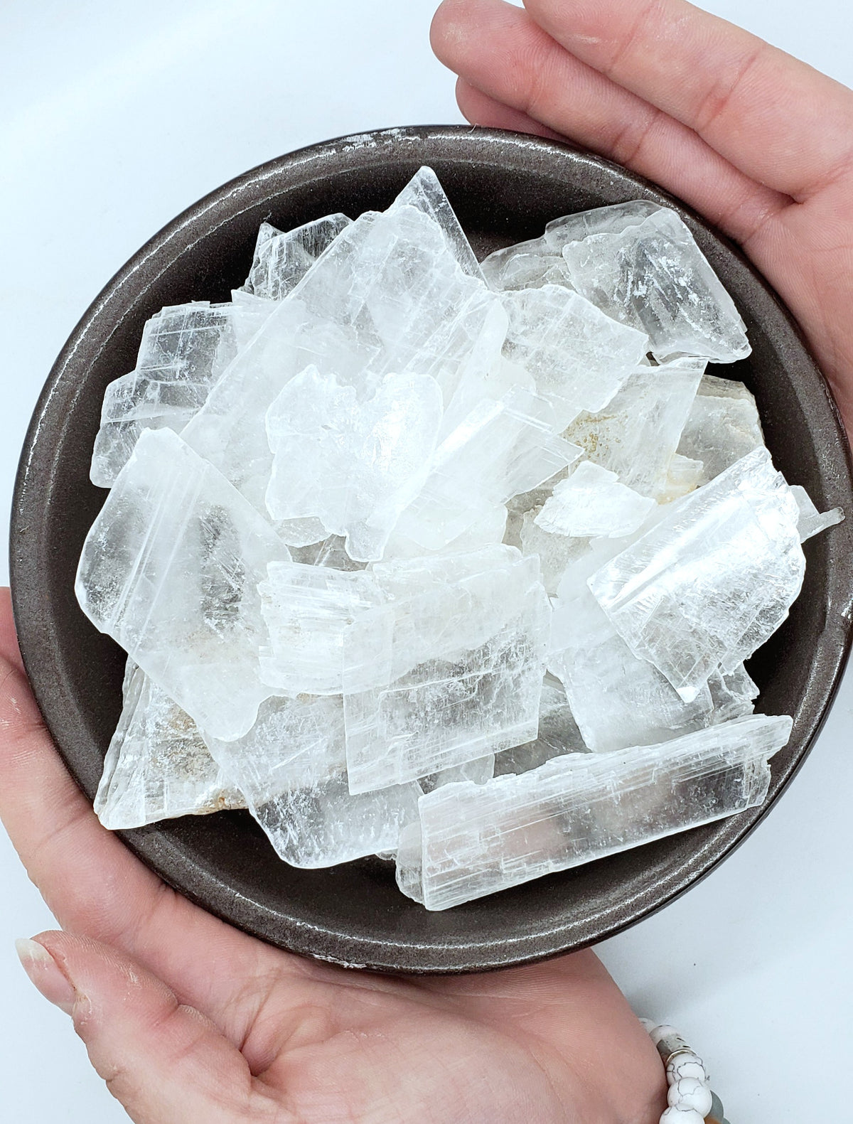 Glass Selenite Pieces 6009127764123 — In Stone Fossils