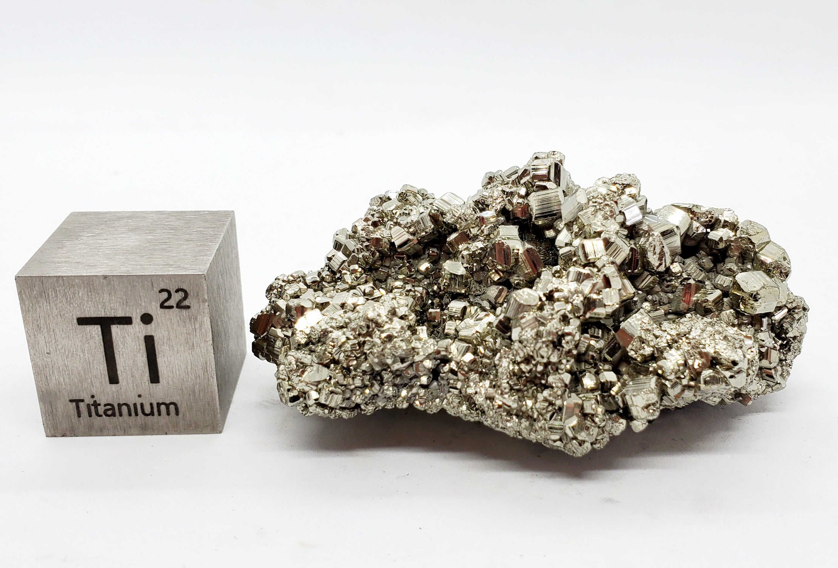 Large Peruvian Pyrite Cluster | Peru 6575642706075 — In Stone Fossils